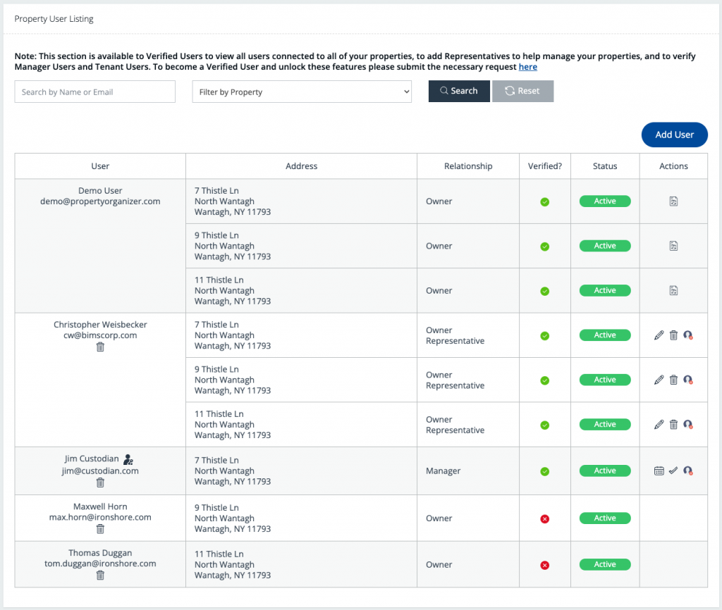 Property Organizer Features | Property Management Software